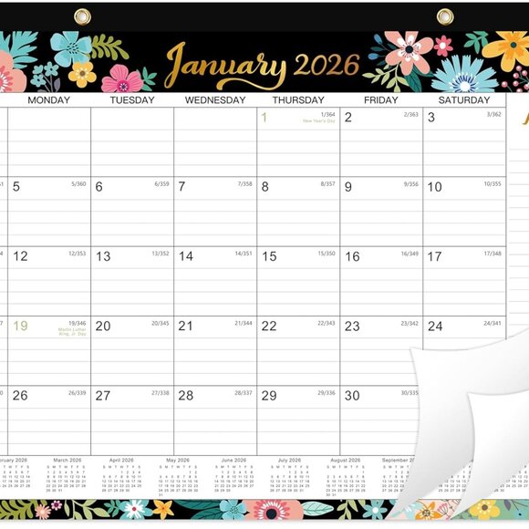 Other | 226 Desk Calendar Desk Calendar 2026 12month Deskwall Calendar ...